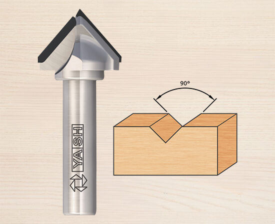 Buy PCD “V” Groove Router Bit at best price in Ahmedabad