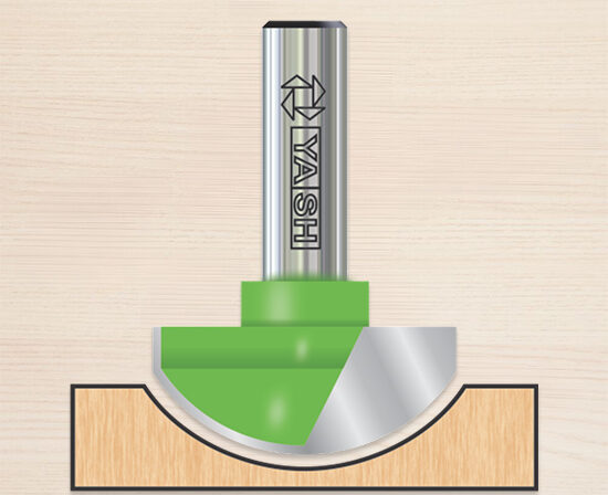 Buy Half Round Wave Board For Membrane Router Bit in India