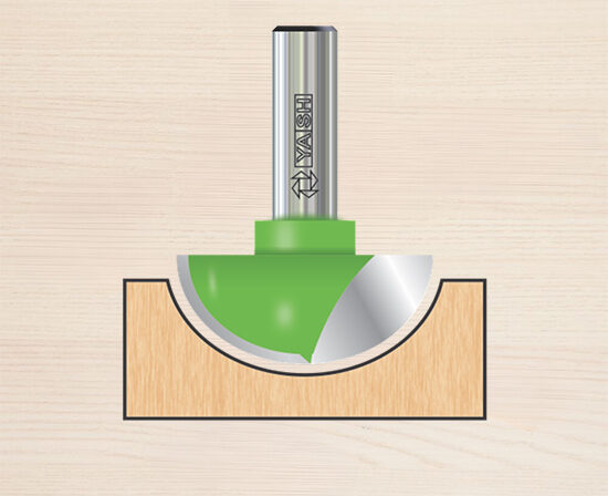 Buy Round Nose Membrane Router Bit in Ahmedabad, India